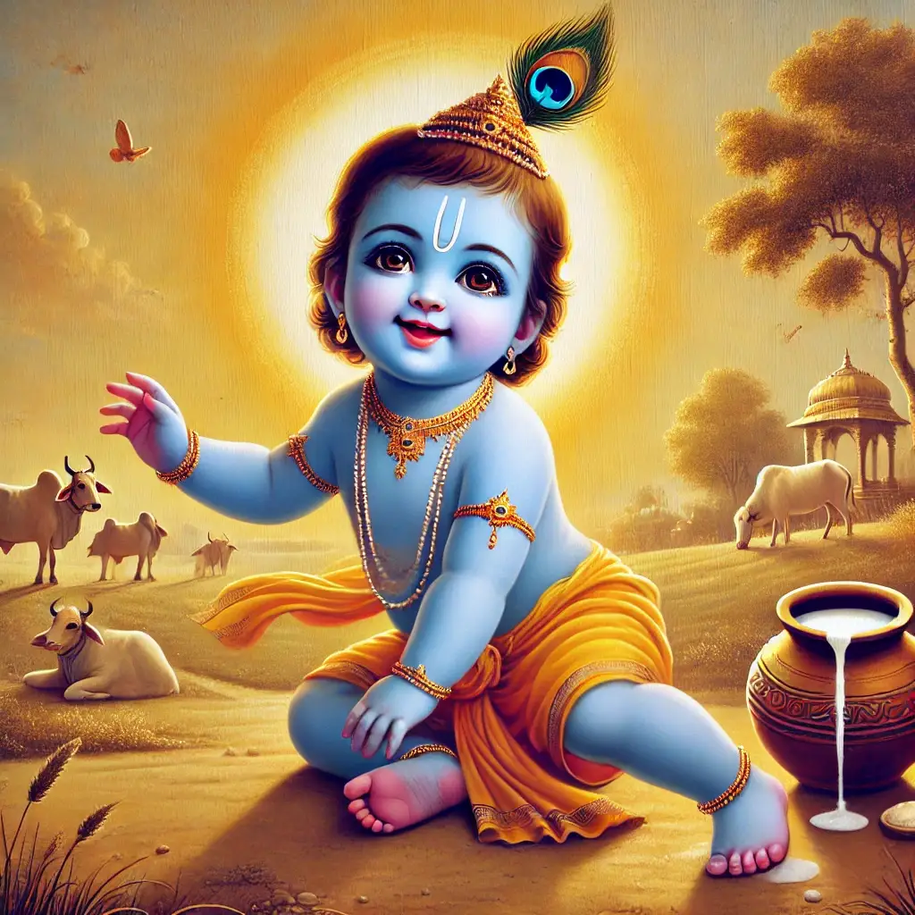 Sri Krishna Child Photos Epics For Children | Symbolism Of Sri
